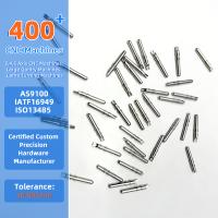 China Electronic Parts Custom CNC Machining Service Nickel Plated Gold Plated Brass Pogo Pin for sale