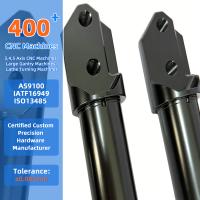 China Custom CNC Milling Lathe Aluminum Anodized Parts Straight Handle Automatic Lathe Bar Puller Tool CNC Bar for sale