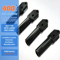 China Custom CNC Milling Lathe Aluminum Anodized Parts Straight Handle Automatic Lathe Bar Puller Tool CNC Bar for sale