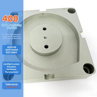 China 5 Axis Aluminum CNC Machined Parts Hydraulic Manifold Blocks For Semiconductor for sale