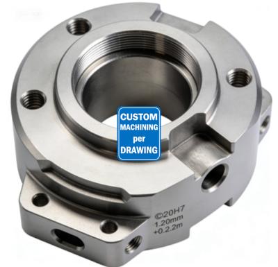 China Custom CNC Machining of Complicated Metal Housing with Tight Tolerances for sale