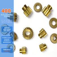 China Mini Worm Gear Transmission Parts Spur Gear CNC Machined Brass Parts for Planetary Gearbox for sale