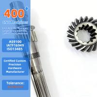 China Custom Automatic Transmission Parts Steel Carburizing And Tempering Spiral Bevel Gear for sale