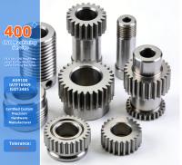 China Spur Gears Custom Machined Metal Parts Stainless Steel Corrosion Resistance for sale