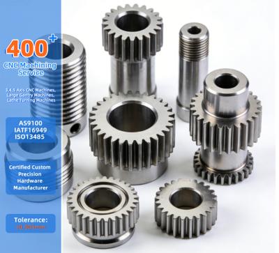 China Spur Gears Custom Machined Metal Parts Stainless Steel Corrosion Resistance for sale