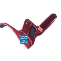 China Anodizing CNC Auto Parts Jet Handle Lever Components Billet Aluminum Adjustable Finger Throttle for sale