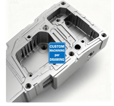 China Irregular Metal Housing Custom CNC Machined Parts Enclosure For Industrial Machinery for sale