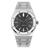 China Sapphire Mirror Mechanical Stainless Steel Strap Watch With Fold Over Clasp for sale