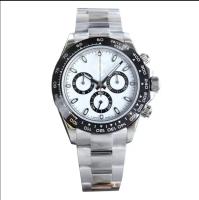 China Sapphire Mirror Quartz Black Metal Wrist Watch Biomimetic Ceramics for sale