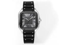 China Sophisticated Leather Strap Wrist Watch With Black Strap 3 ATM Water Resistance for sale