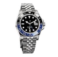 China Top Swiss watch with high-quality stainless steel strap  sapphire mirror mechanical watch  skywalk dial waterproof watch for sale