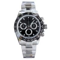 China Super Clone 12.4mm Timing Mechanical Movement Stainless Steel Sapphire Glass Deep Panda Watches for sale