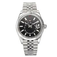 China 3A Quality Stainless Steel Strap Sapphire Mirror Mechanical Watches Skywalke Dial Forsining Watch Waterproof for sale