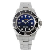 China 44mm Deep Sea Stainless Steel Mechanical Movement Iced Out Moissanite Watch Roex for sale