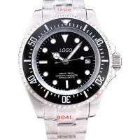 China 44mm Deep Sea Stainless Steel Mechanical Movement Iced Out Moissanite Watch Roex for sale