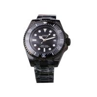 China 44mm Deep Sea Stainless Steel Mechanical Movement Iced Out Moissanite Watch Roex for sale