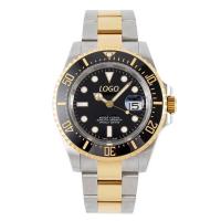 China 44mm Deep Sea Stainless Steel Mechanical Movement Iced Out Moissanite Watch Roex for sale