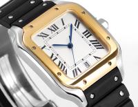 China Square Slim Stone Self Winding Chronometers for Gentlemen Crafted from Stainless Steel Personalized Tim for sale