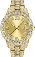 China SENRUD Unisex Crystal Watch Fashion Diamond Watch Mens Womens Full Iced Out Watches Luxury Diamond Bracelet Watch for sale