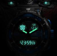 China Transformer Children's Watch Male Teenagers Student Waterproof Luminous Boy Multi-Function Sports Electronic Watch for sale