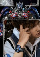 China Transformer Children's Watch Male Teenagers Student Waterproof Luminous Boy Multi-Function Sports Electronic Watch for sale