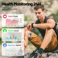 China Smartwatch with Heart Rate, Sleep and Blood Oxygen Monitor,24/7 Heart Rate Auto Image Correction，Dynaudio Speakers for sale