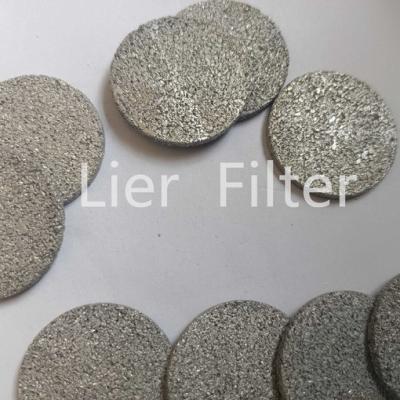 China Round Sintered Metal Powder Filter 30-80mm Diameter 0.22-50μm for Chemical Industry for sale