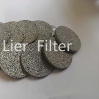 China 40 Micron Stainless Steel Sintered Powder Filter Round for Medical Industry 0.22-50μm for sale