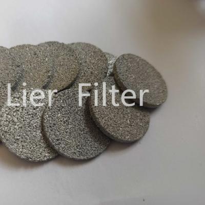 China 40 Micron Stainless Steel Sintered Powder Filter Round for Medical Industry 0.22-50μm for sale