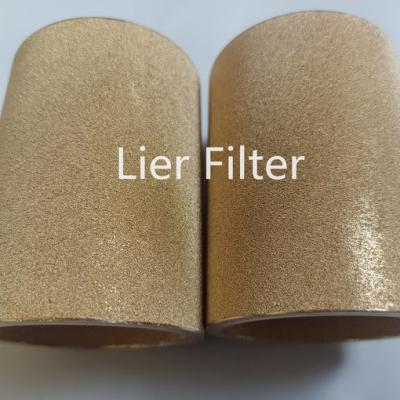 China ODM 2um Sintered Metal Powder Filter Stainless Steel Copper Powder Filter 100mm Length for sale