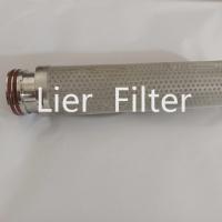 China Fluidized Bed Cylinder Sintered Metal Filter Element For Pharmaceutical Industry for sale