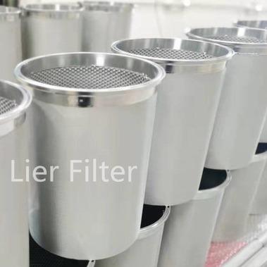 China Stainless Steel Industrial Filter Basket 10-300 Holes for Water Filtration 0.035-0.508mm Wire Diameter for sale