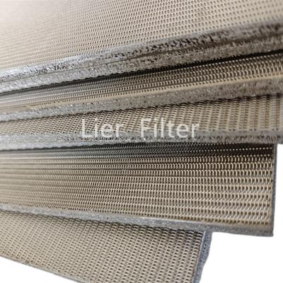 China Stainless Steel 304 316 Sintered Mesh Filter 1.7mm Thickness 1200x1000mm for sale