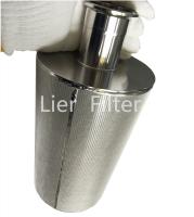 China Stainless Steel Sintered Mesh Cylindrical Filter Element Shaped Filter for sale