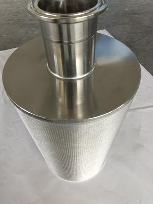 China 304 316 Stainless Steel Shaped Filter for Petroleum Separation 1-200um for sale
