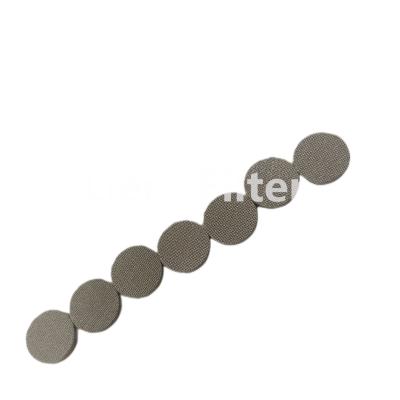 China 316L Stainless Steel Coffee Maker Round Sintered Mesh Filter for sale