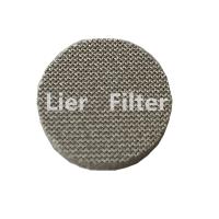 China 316L Stainless Steel Coffee Maker Round Sintered Mesh Filter for sale
