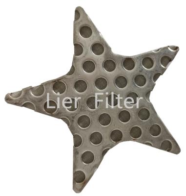 China Multilayer Sintered Mesh Filter Sintered Silencer Flameproof Temperature Resistance for sale