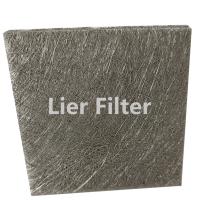 China Stainless Steel Sintered Metal Fiber Felt 1-1000 Micron Filter 316L 1000x1000mm for sale
