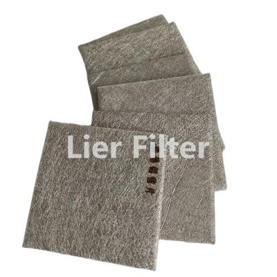 China Iron Chromium Aluminum Sintered Metal Fiber Felt High Temperature Resistant 0.2um-120um Pore Size 1.7mm Thickness for sale