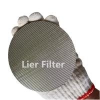 China High Temperature Multilayer Sintered Mesh Filter 1000x1000mm 1.7mm Wear Resistant for sale
