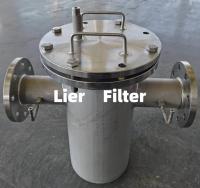 China DN100 S304 Stainless Steel Industrial Basket Strainer 200um for Chemical Industry for sale