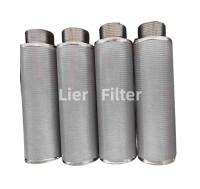 China Sintered Metal Powder Filter 5um for Polyester Filtration High Temperature Corrosion Resistant for sale
