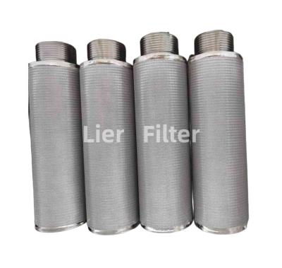 China Sintered Metal Powder Filter 5um for Polyester Filtration High Temperature Corrosion Resistant for sale