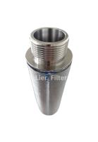 China Sintered Metal Powder Filter 5um for Polyester Filtration High Temperature Corrosion Resistant for sale