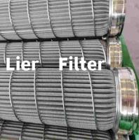 China High Efficiency 0.3um-180um Pleated Filter Element Stainless Steel Wire Mesh Filter for sale