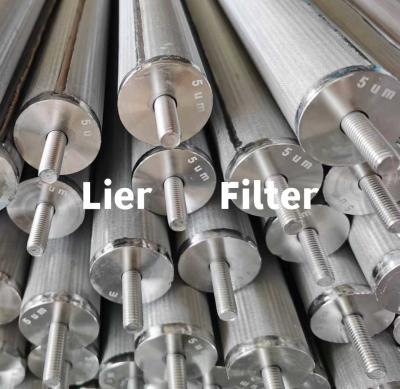 China Sintered Metal Powder Filter 0.22-50um Pore Size Stainless Steel High Penetration Efficiency for sale