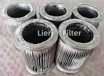 China Stainless Steel Pleated Filter Cartridge 1-300um Large Filtration Area for Polymer Melt for sale