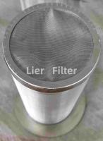 China 316L Sintered Metal Mesh Filter Cartridge 30um High Permeability 600C Heat Resistant for sale