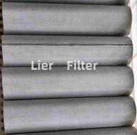 China SS316L Sintered Metal Mesh Filter Cartridge 1um High Precision 1200x1000mm for sale